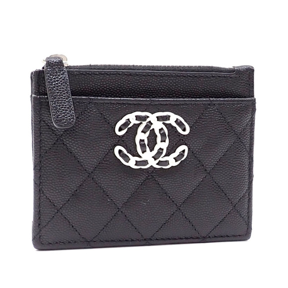 CHANEL | Accessories | Chanel Coin Case Matelasse Womens Black Caviar ...